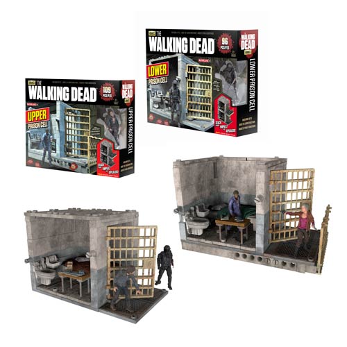 The Walking Dead Prison Cell Construction Set 2-Pack Coming in ...
